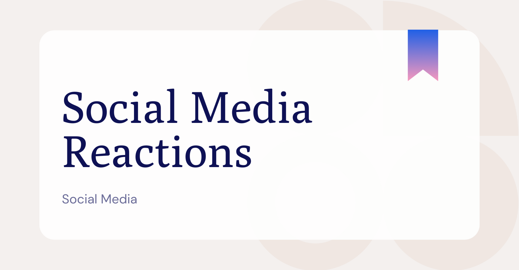 Social Media Reactions for B2B | Oktopost